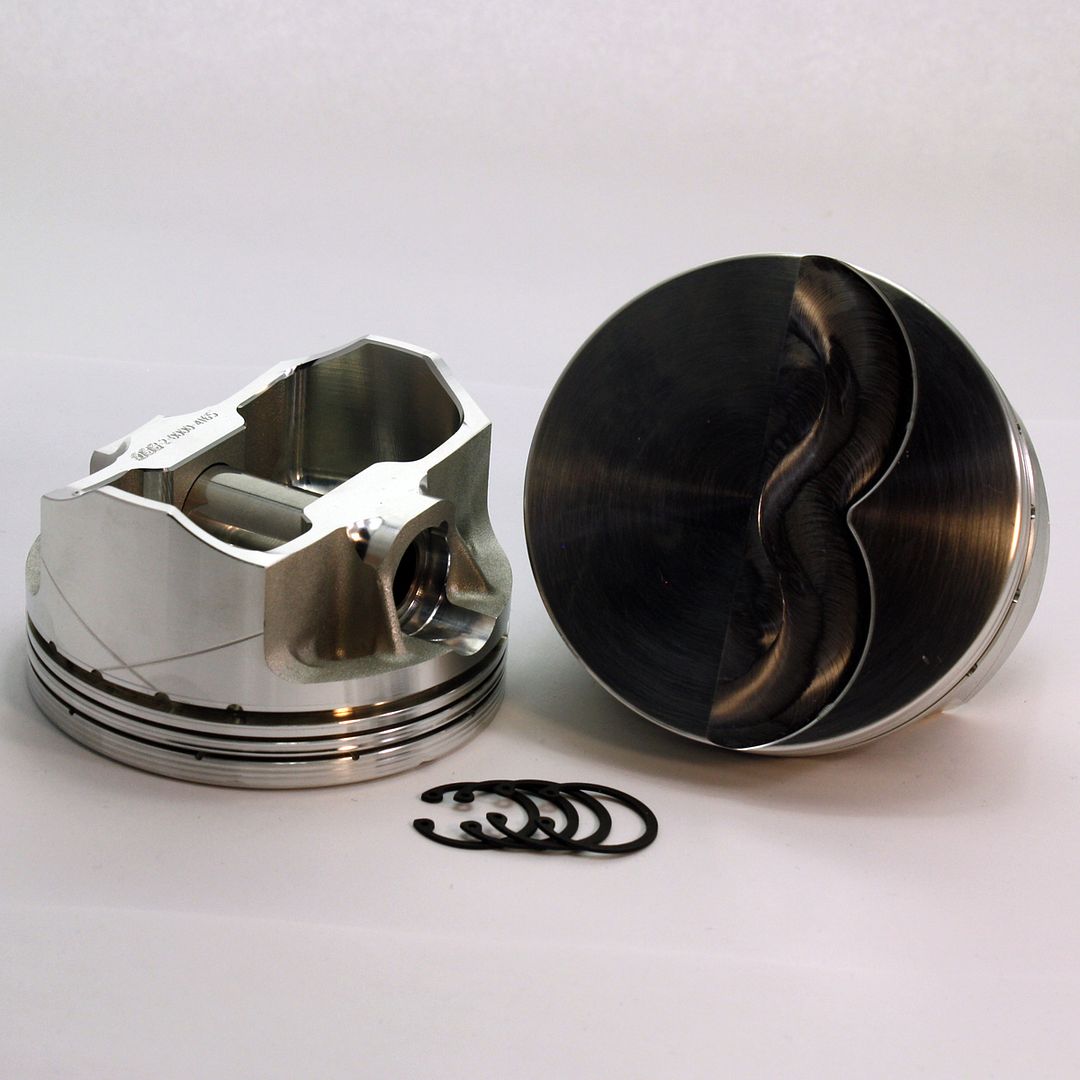 5060-4050 442 FE Ford FX Series -5cc Flat Top FE Ford Forged Piston Se ...