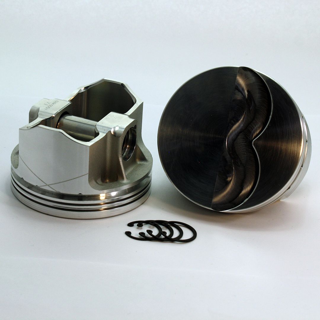 5000-4110 390 FE Ford FX Series -5cc Flat Top FE Ford Forged Piston Se ...